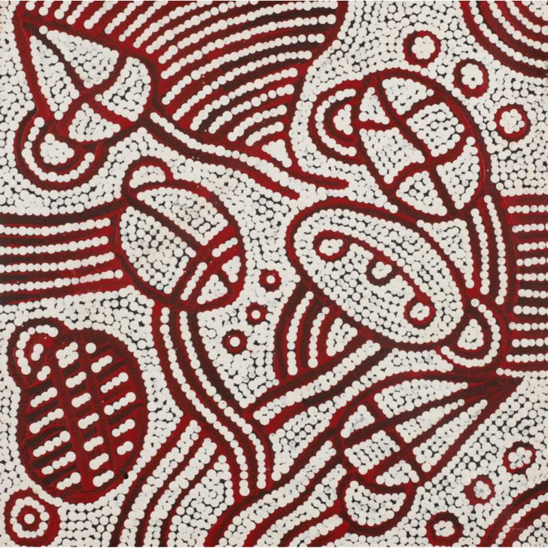 Gisella Napaljarri Dickson, "Lukarrara Jukurrpa (Desert Fringe-rush Se ...